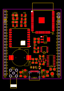 DEVELOPMENT BOARD ESP32 LORA RTC - OSHWLab