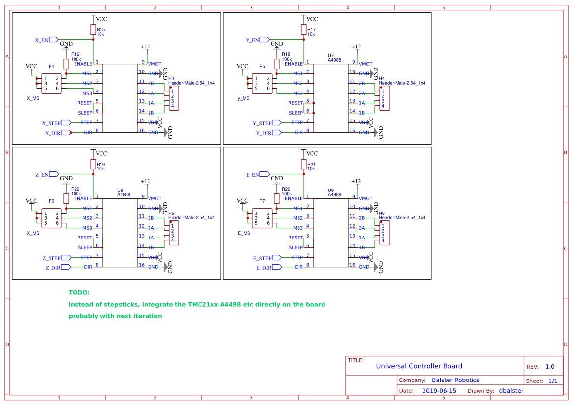 Universal Controller Board - EasyEDA open source hardware lab