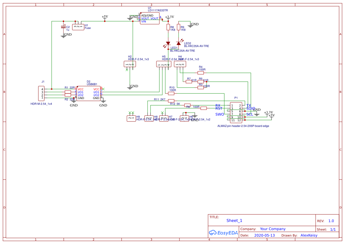 STLink-V2.1 from BluePill (Blue Pill) - OSHWLab