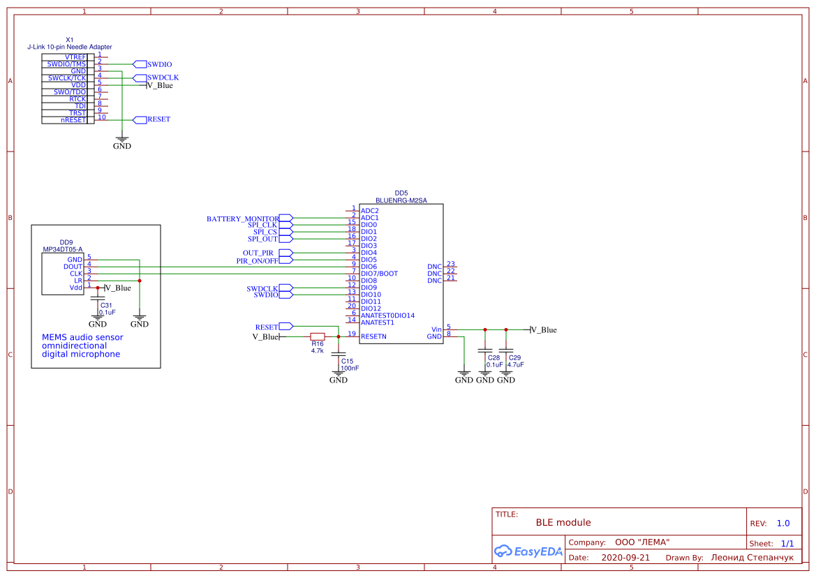 BLE_PIR&LIGHT - OSHWLab