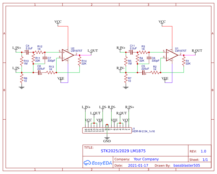 STK2025/2029 Replacment - OSHWLab