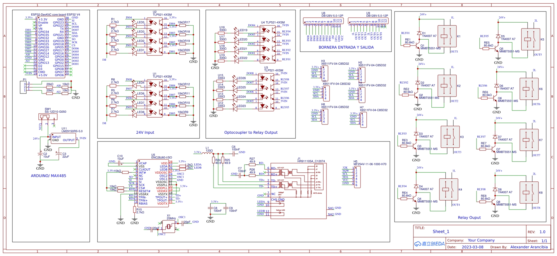 ARDUINO RTU - EasyEDA open source hardware lab