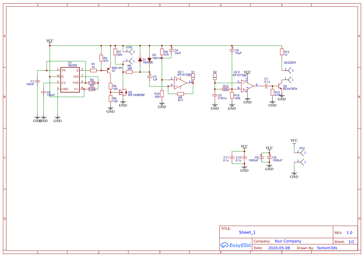 Metal_detector_Pirat - EasyEDA open source hardware lab