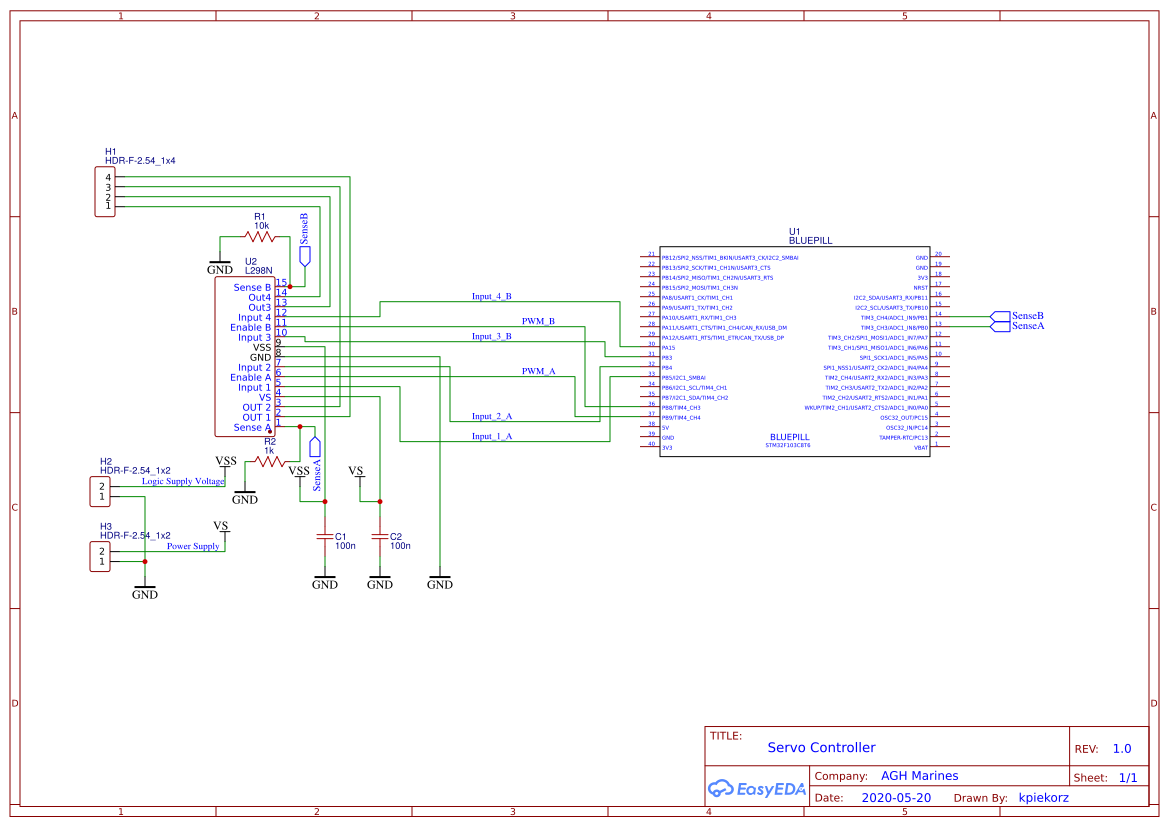 Servo_Controller - EasyEDA open source hardware lab
