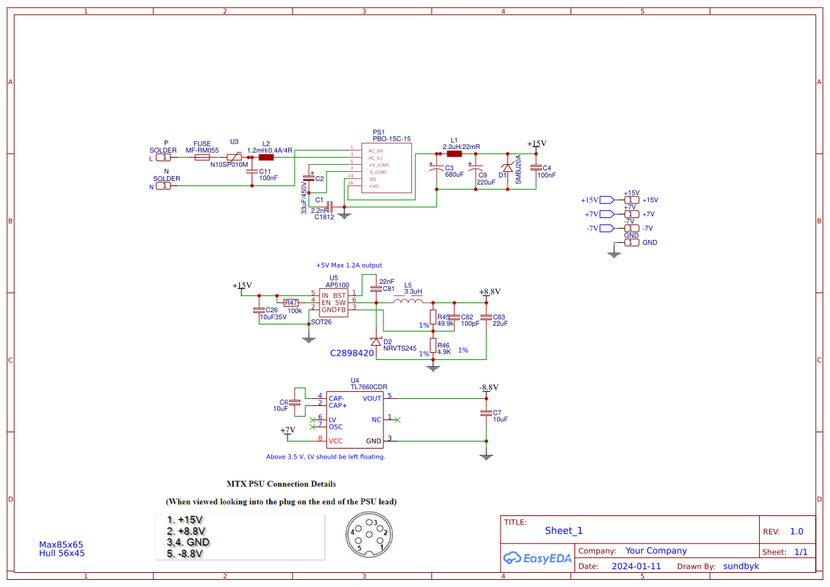 Memotech Power - EasyEDA open source hardware lab