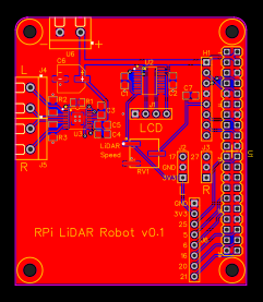 RPi LiDAR Robot - EasyEDA open source hardware lab