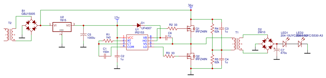 bridge_ir2153_test_LED - EasyEDA open source hardware lab
