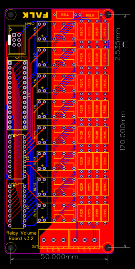 PA-01 - Relay Volume Board - OSHWLab