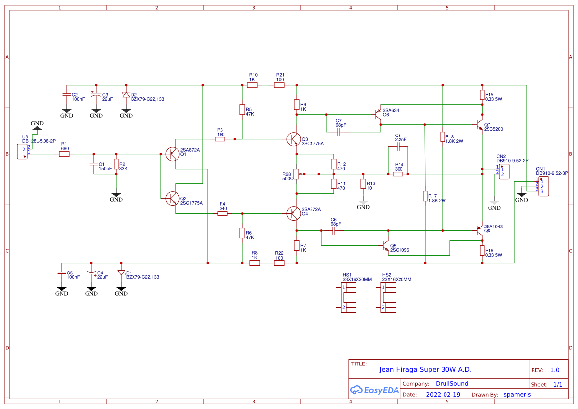 Jean Hiraga 30W - OSHWLab