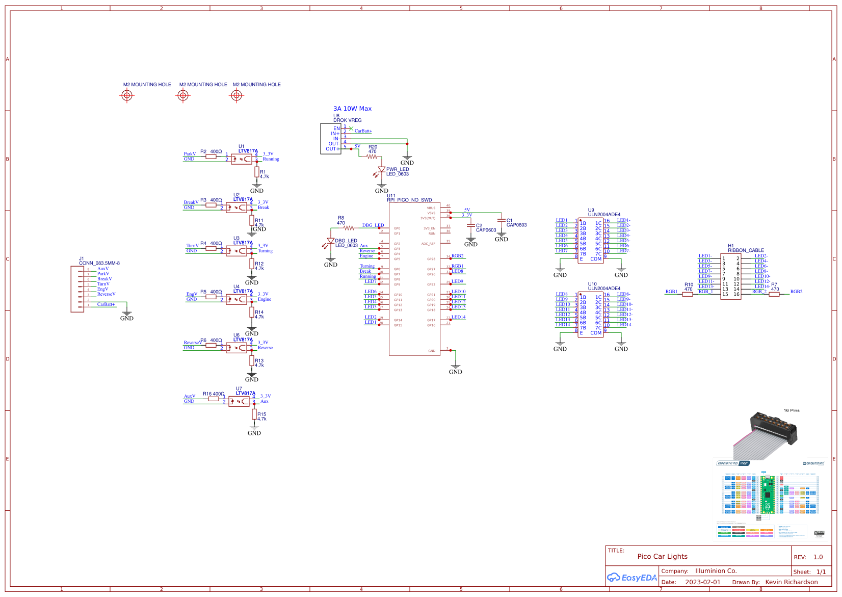 Pico Car Lights - OSHWLab