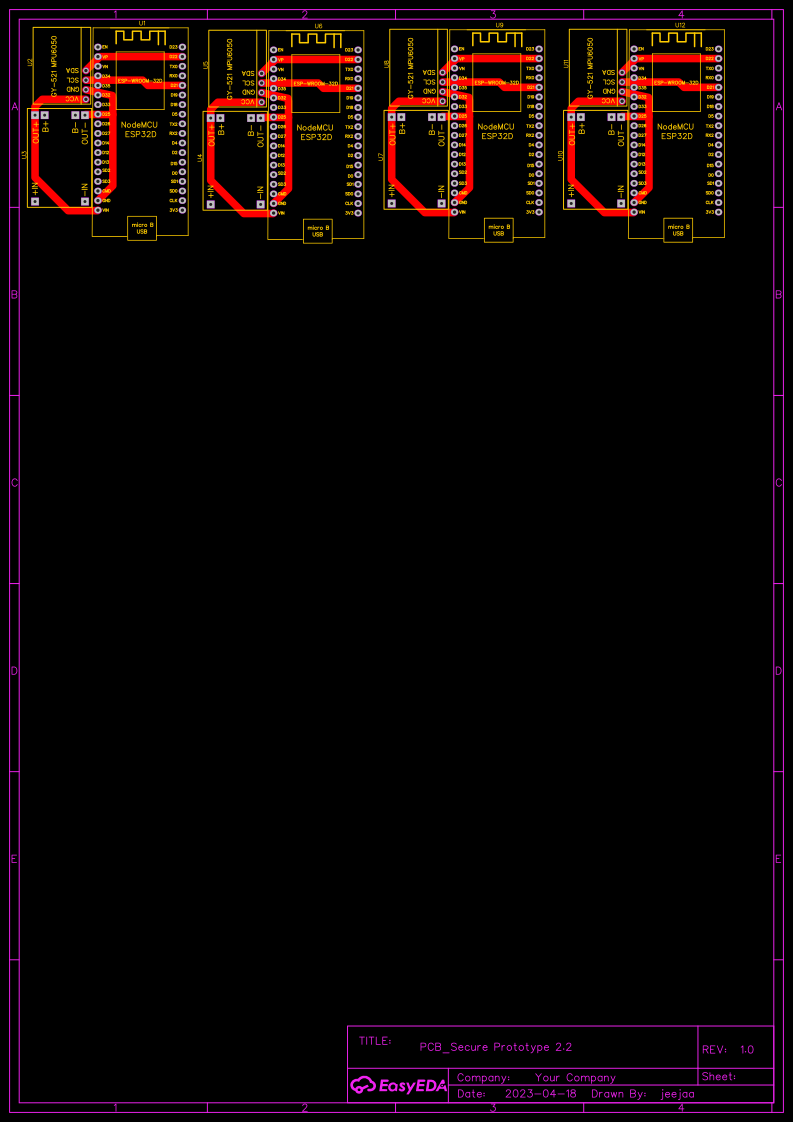 Secure Prototype 2.2 - EasyEDA open source hardware lab