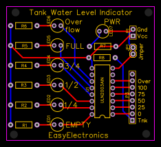 ULN2003 - tank level indicator - OSHWLab