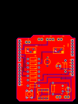 Bendulum Clock Shield Rev G - OSHWLab