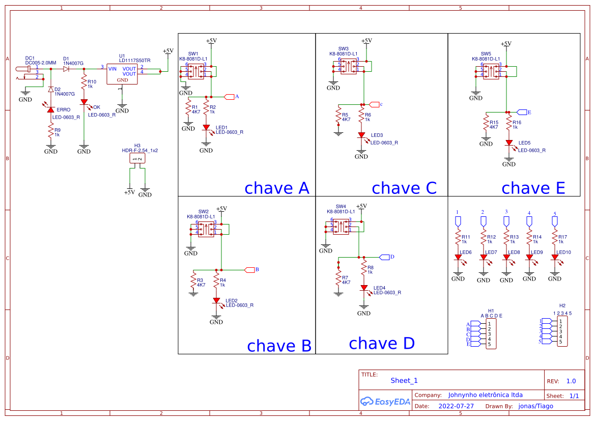 MÓDULO DIGITAL DIDATICO - EasyEDA open source hardware lab