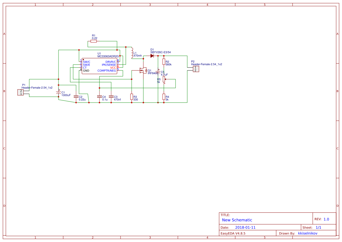 DC-DC STEP UP - OSHWLab