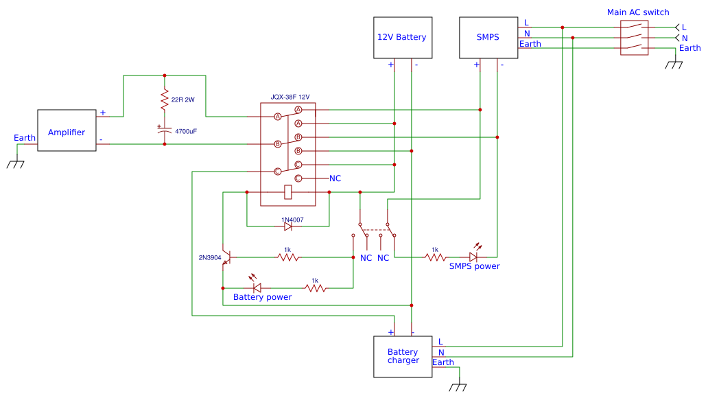 Boombox power switcher - Platform for creating and sharing projects - OSHWLab