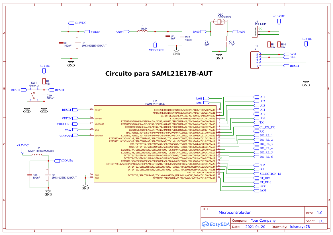 PLC - Mod-tech I/O 10266 - EasyEDA open source hardware lab