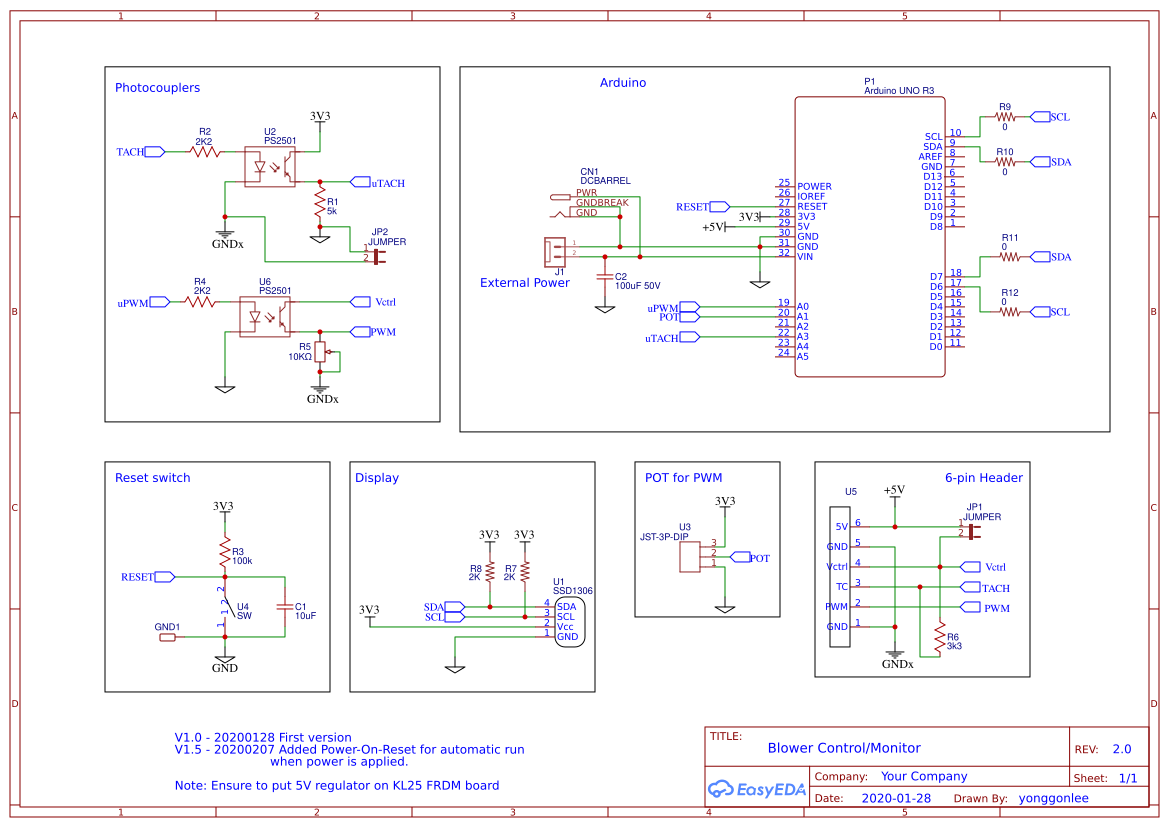 Blower Control - Anthony - EasyEDA open source hardware lab