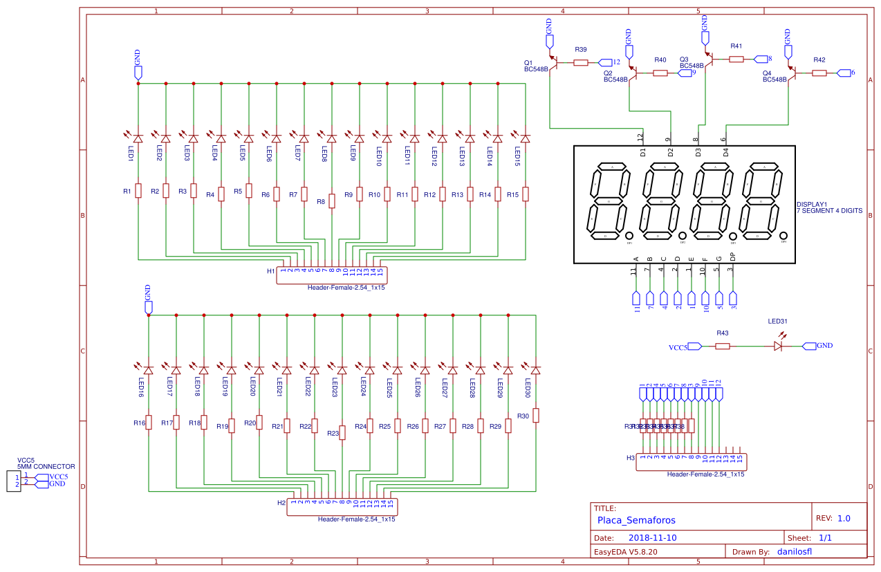 PLACA SEMÁFORO - OSHWLab