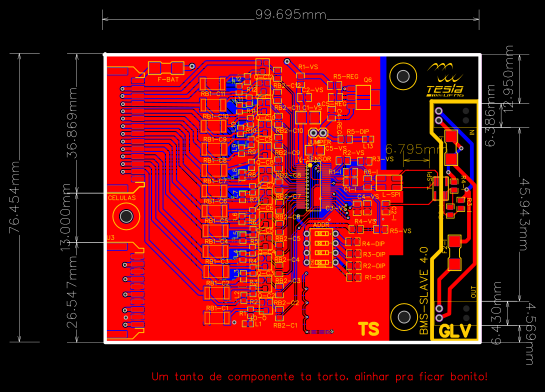 BMS SLAVE4.0 pivotagem - EasyEDA open source hardware lab