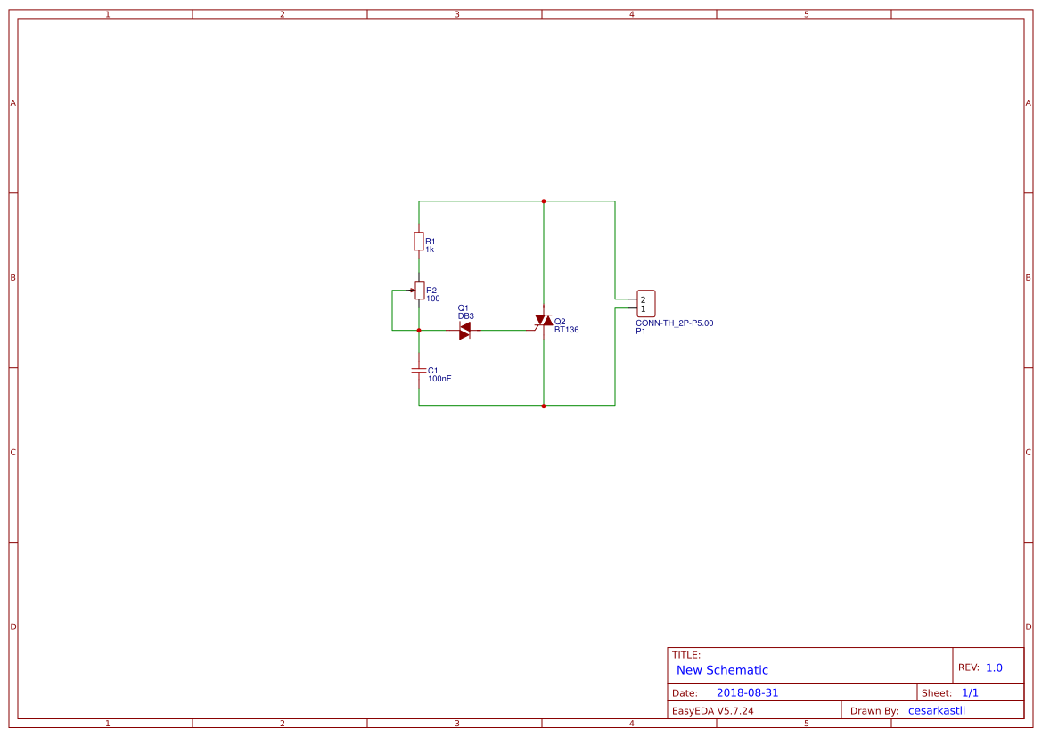 Low Power AC Lamp Dimmer - OSHWLab