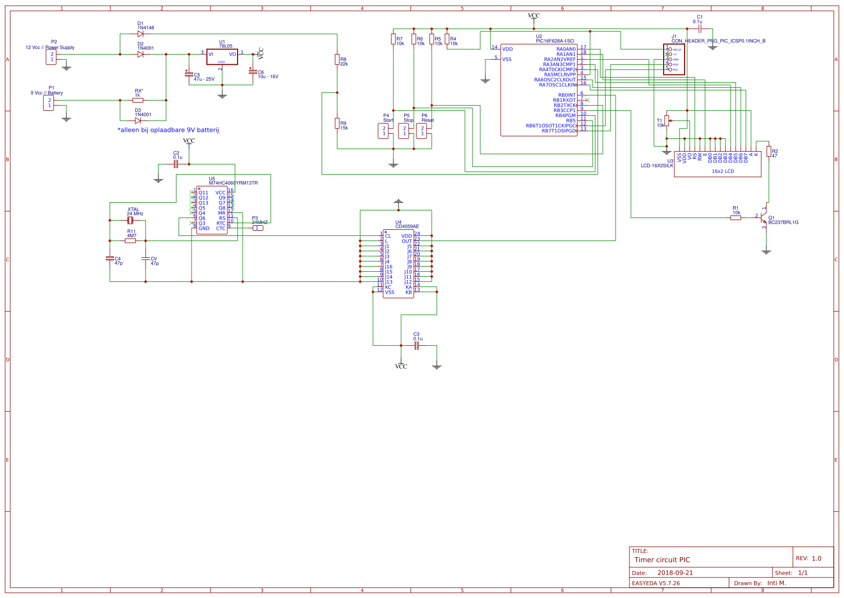 GIP Elektronic scoreboard - EasyEDA open source hardware lab