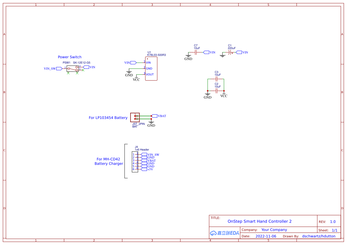 Smart Hand Controller2 Plus - EasyEDA open source hardware lab