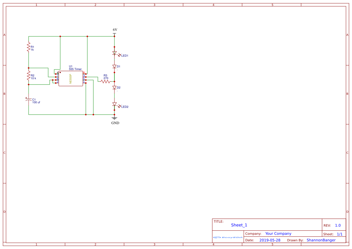 Pcb 555 Timer Platform For Creating And Sharing Projects Oshwlab