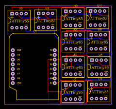Attiny85 esp8266 i2c - OSHWLab