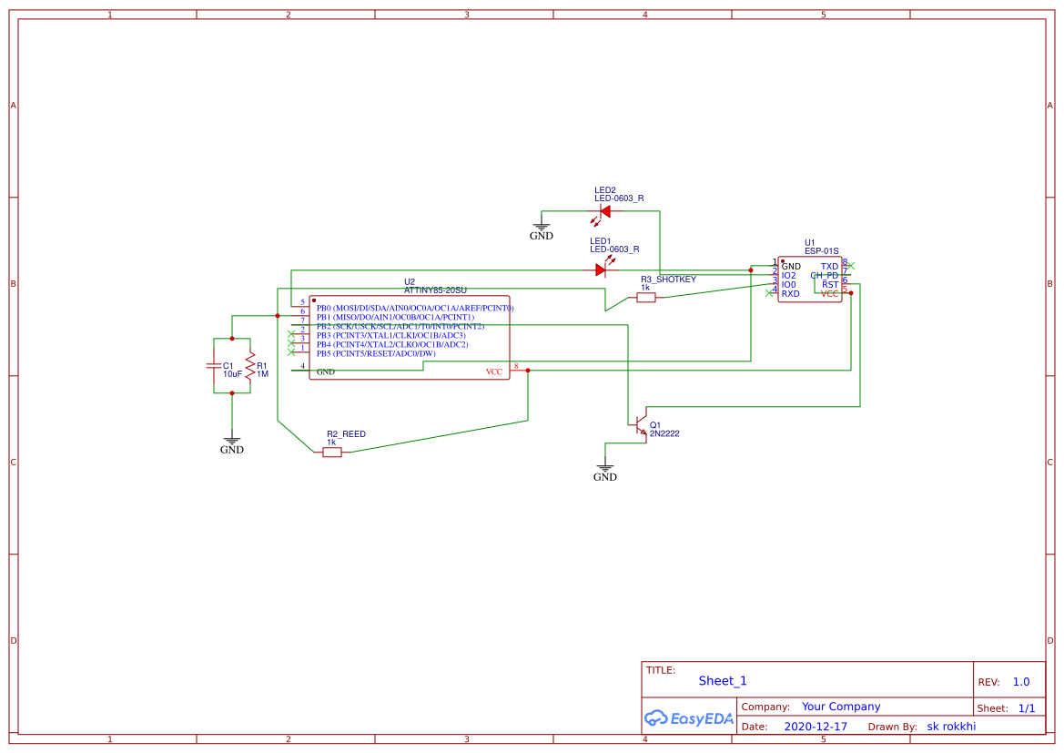 door_sensor - OSHWLab