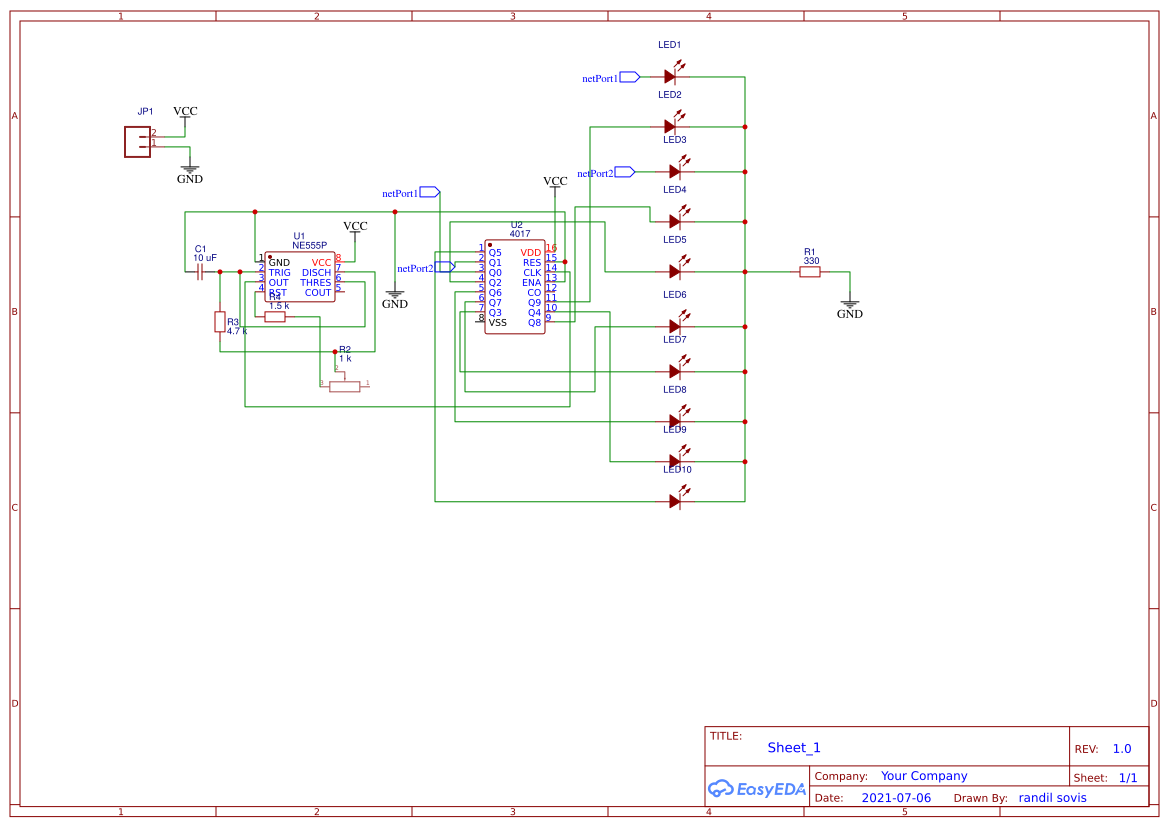 Knightrider_circuit - OSHWLab