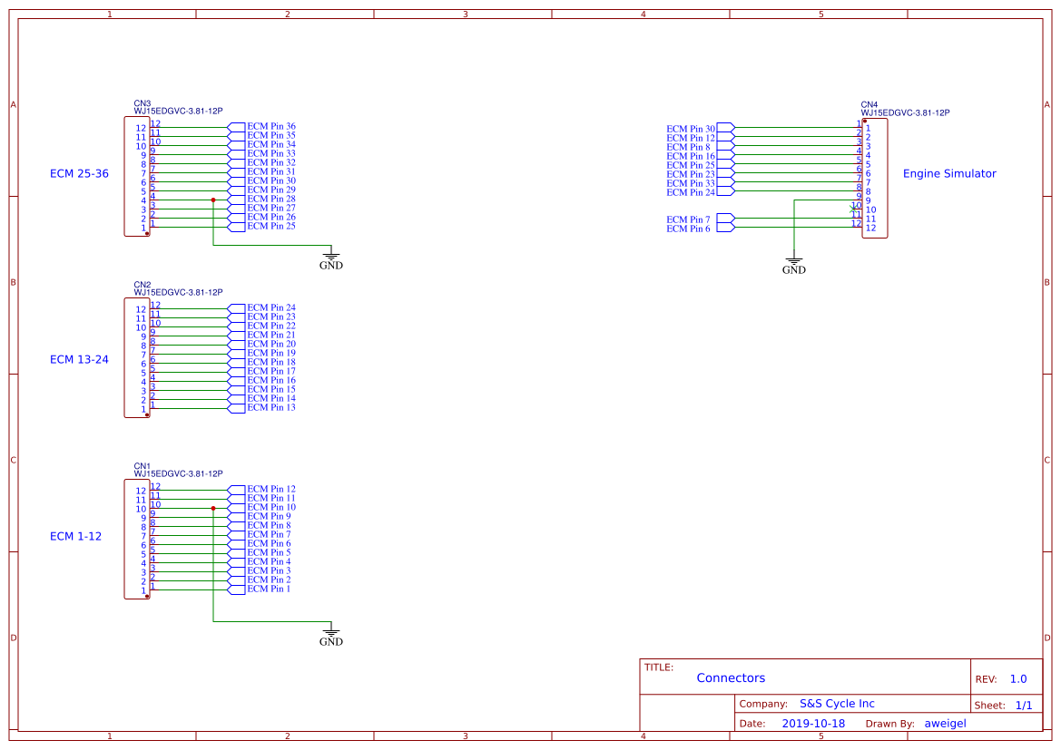 36 Pin ECM Load Board - EasyEDA open source hardware lab