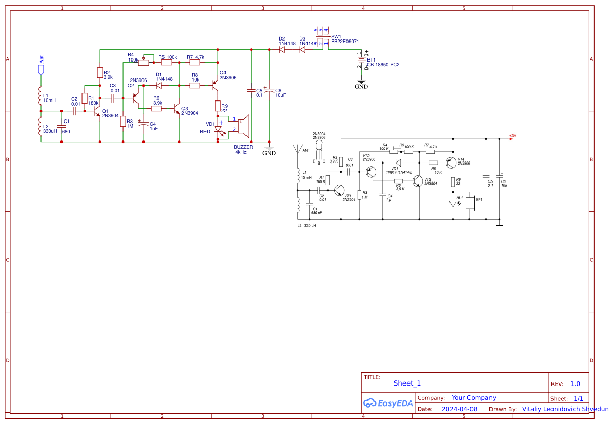 Lightning detector - EasyEDA open source hardware lab