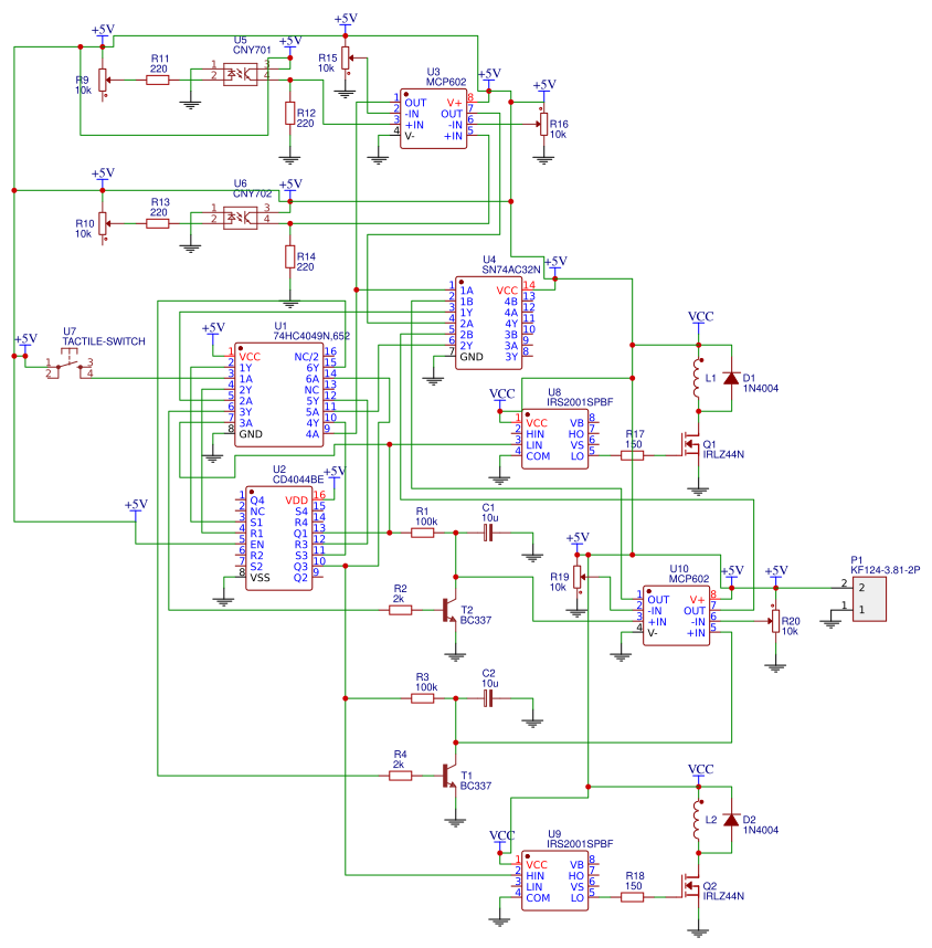 CoilGun LogicSchematic copy - EasyEDA open source hardware lab