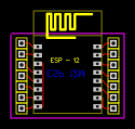 ESP 12 Minimum Zero - EasyEDA open source hardware lab