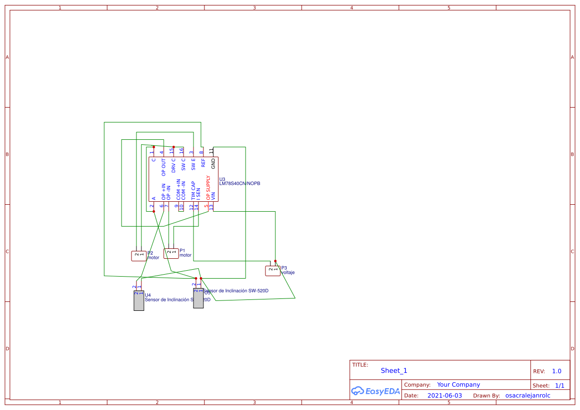 sensor de inclinacion - EasyEDA open source hardware lab