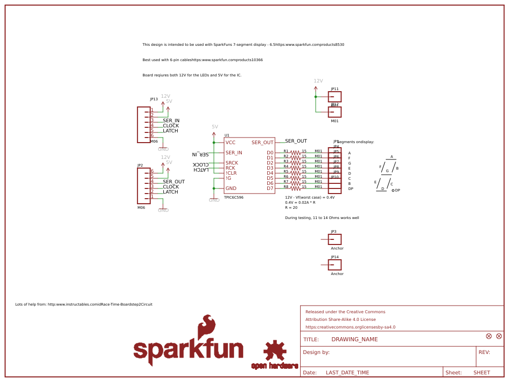 Large Digit Driver (Open hardware) - EasyEDA open source hardware lab