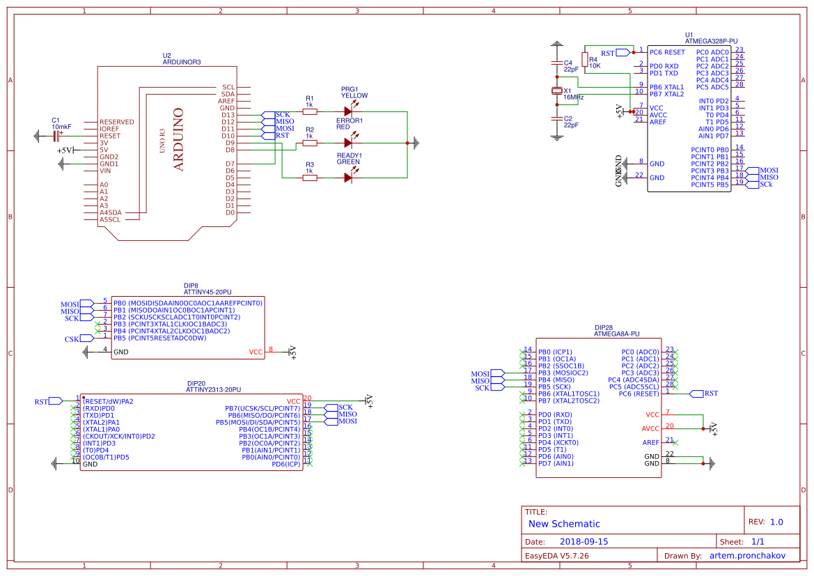 Arduino ISP Shield-IRI - OSHWLab