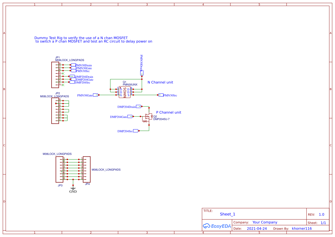 Mosfet Test Rig Platform For Creating And Sharing Projects Oshwlab