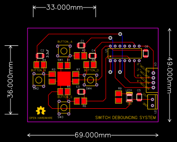 Switch debouncing system - EasyEDA open source hardware lab