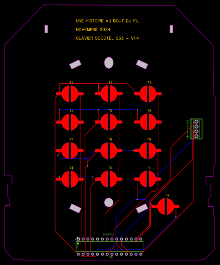 PCB clavier S63 - OSHWLab