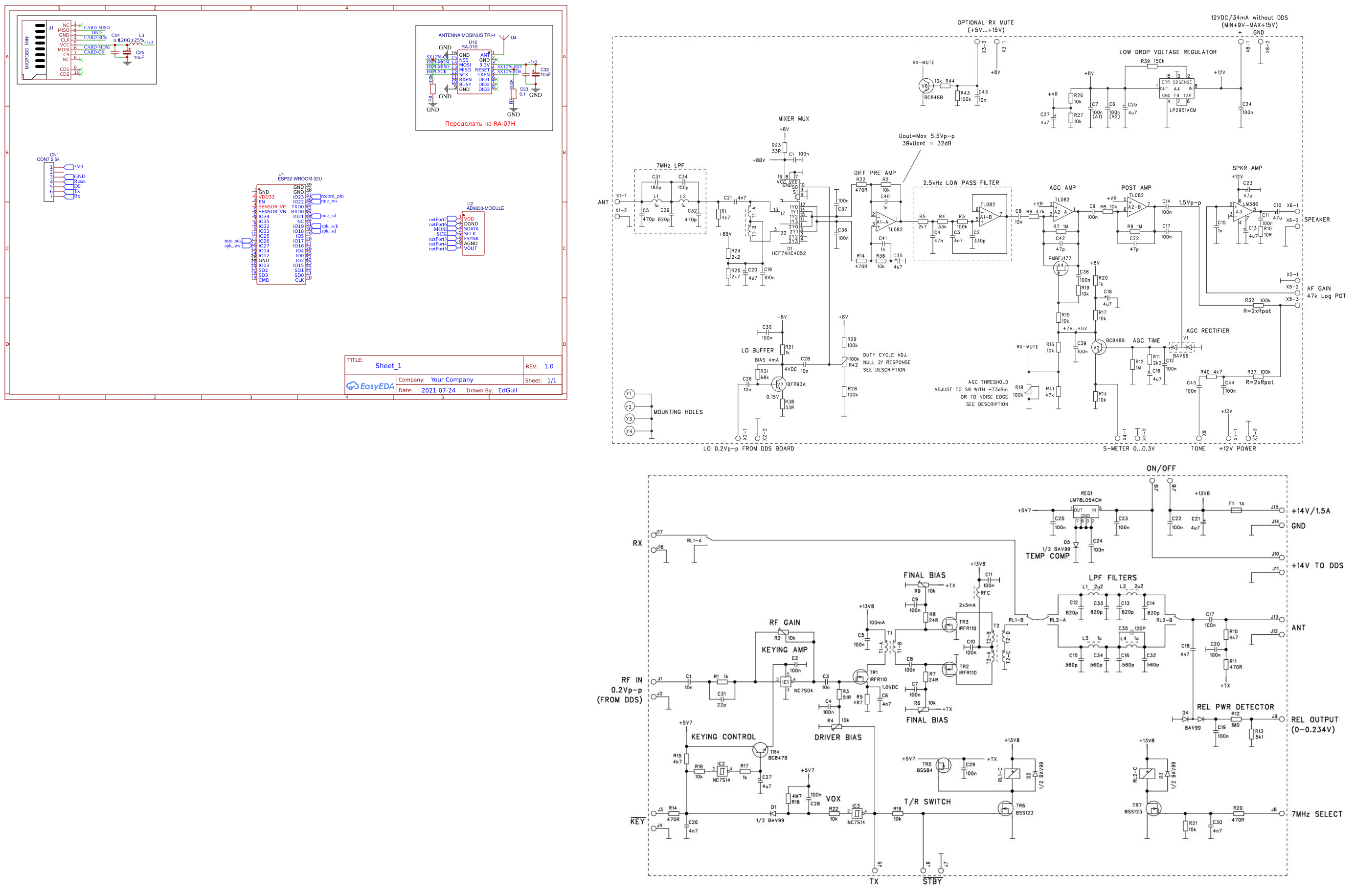 MeshLink-QRP - EasyEDA open source hardware lab