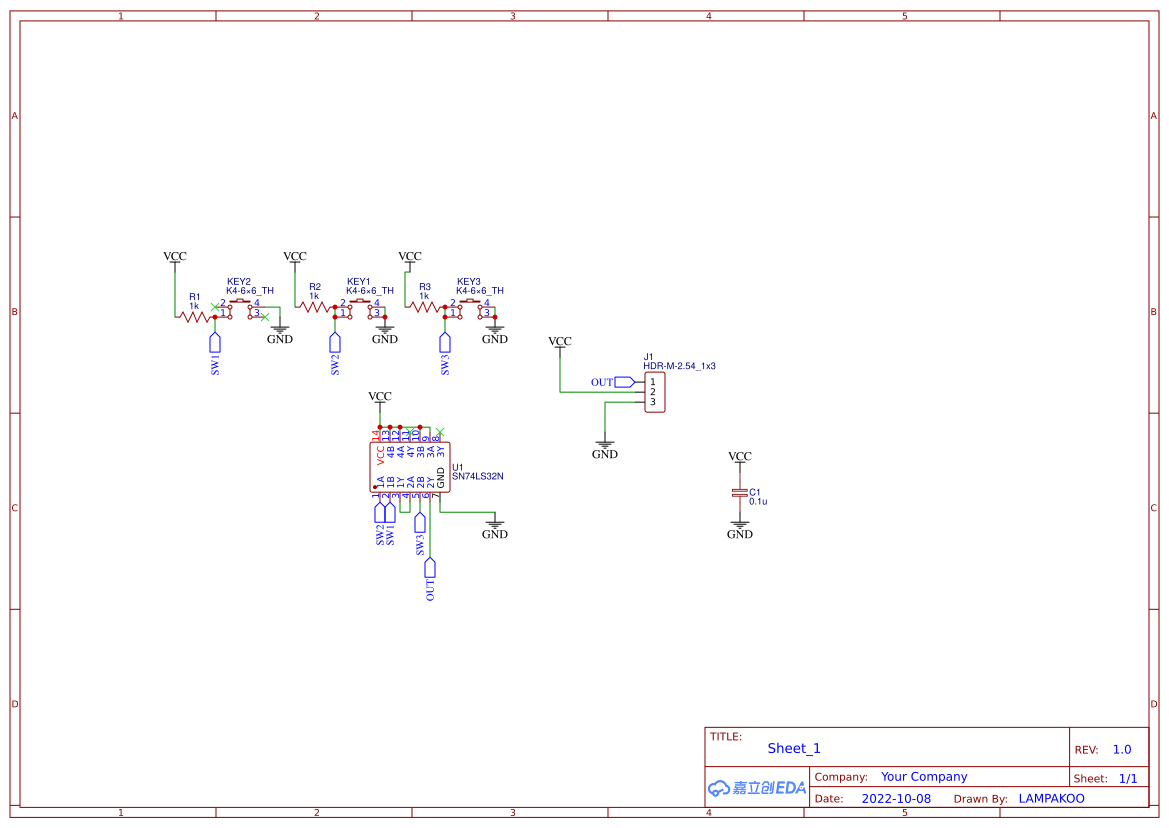 Giant pushbutton - EasyEDA open source hardware lab