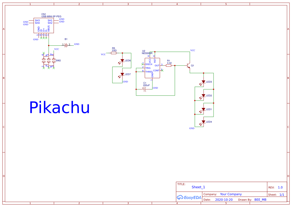 Pokemon PikaPika 2020 - OSHWLab