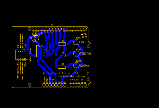 Programador Attiny - EasyEDA open source hardware lab
