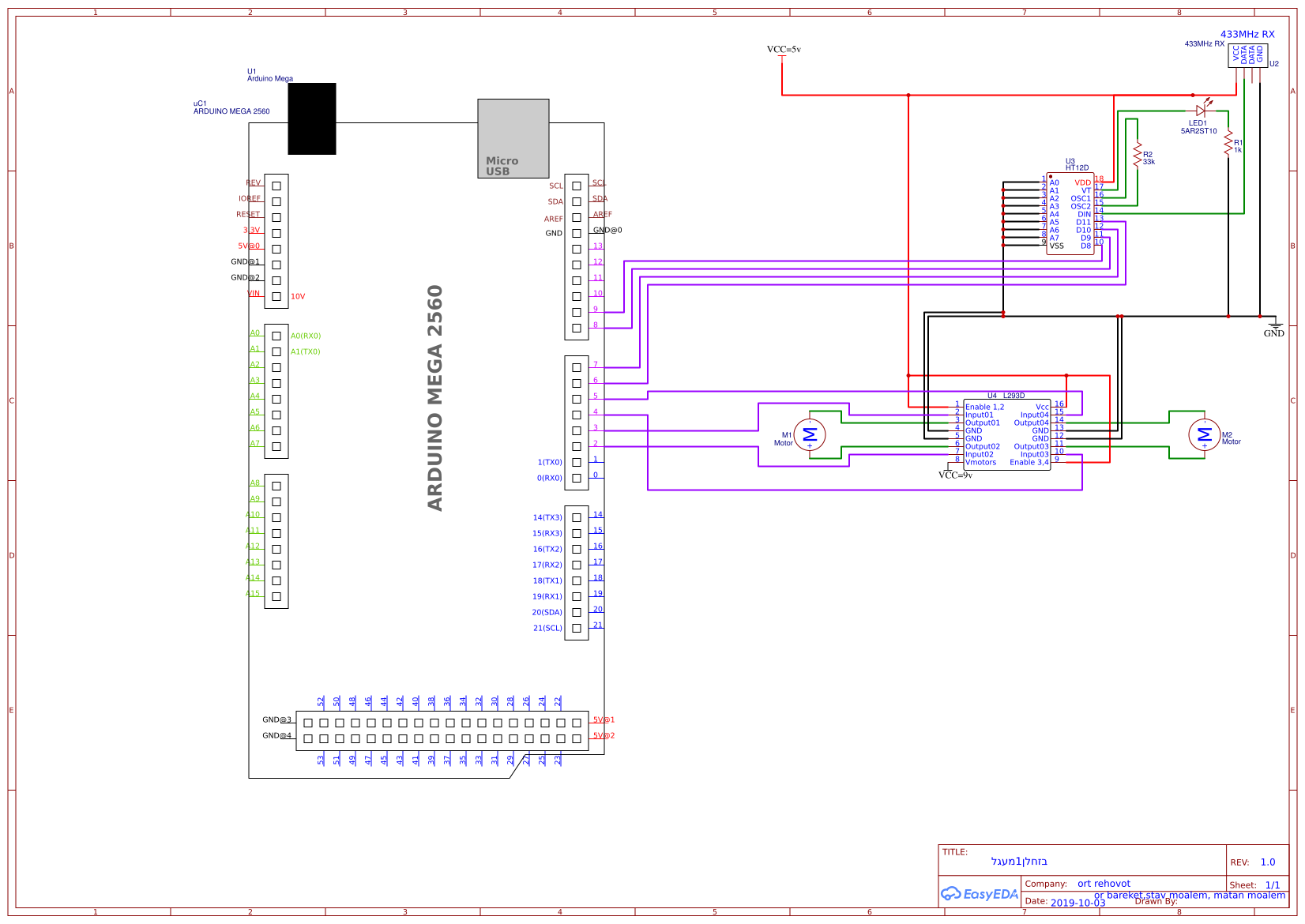 One unit of robot tank - OSHWLab