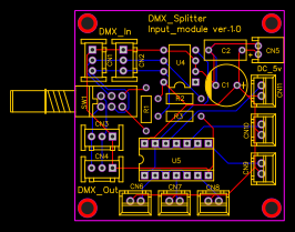DMX splitter - EasyEDA open source hardware lab