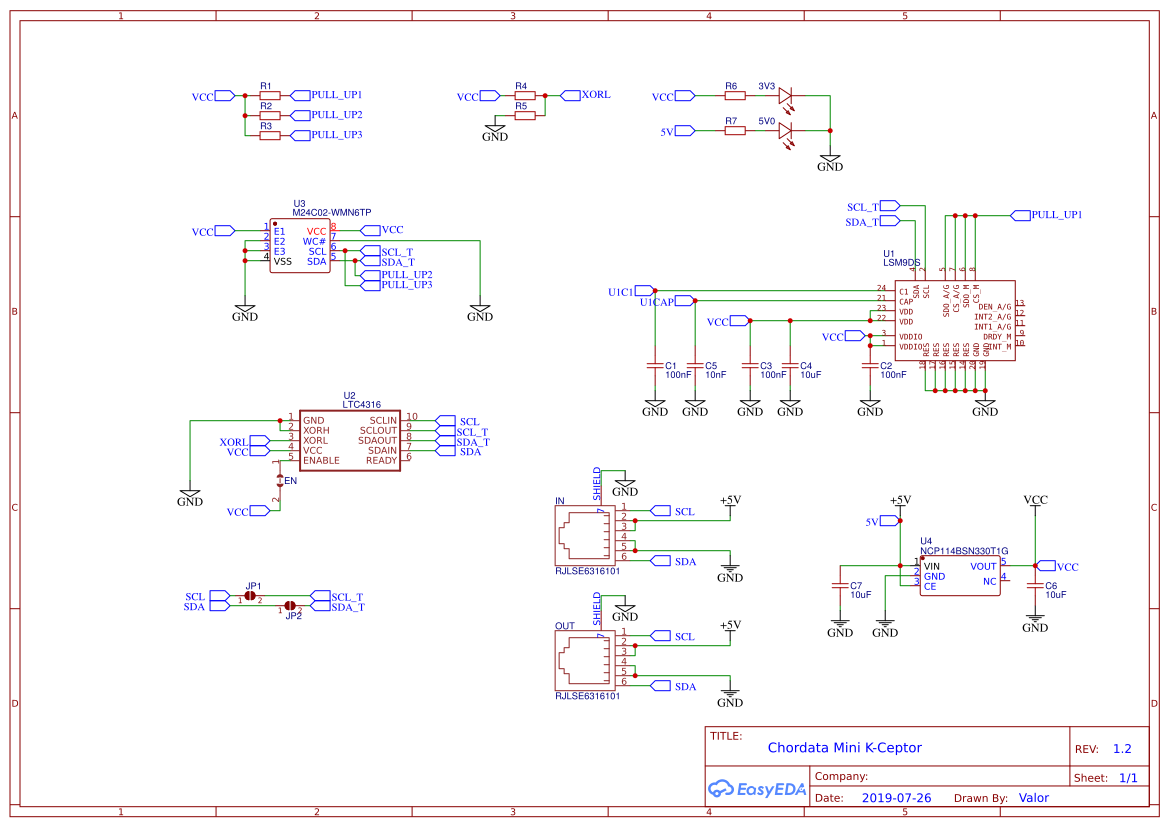 Vals Chordata Mini K-Ceptor - EasyEDA open source hardware lab