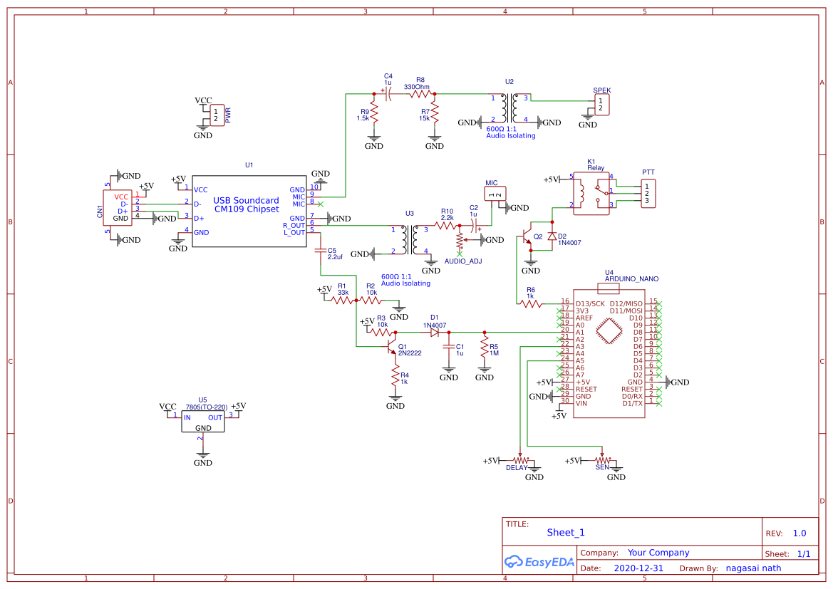 HF digital mode tnc - OSHWLab