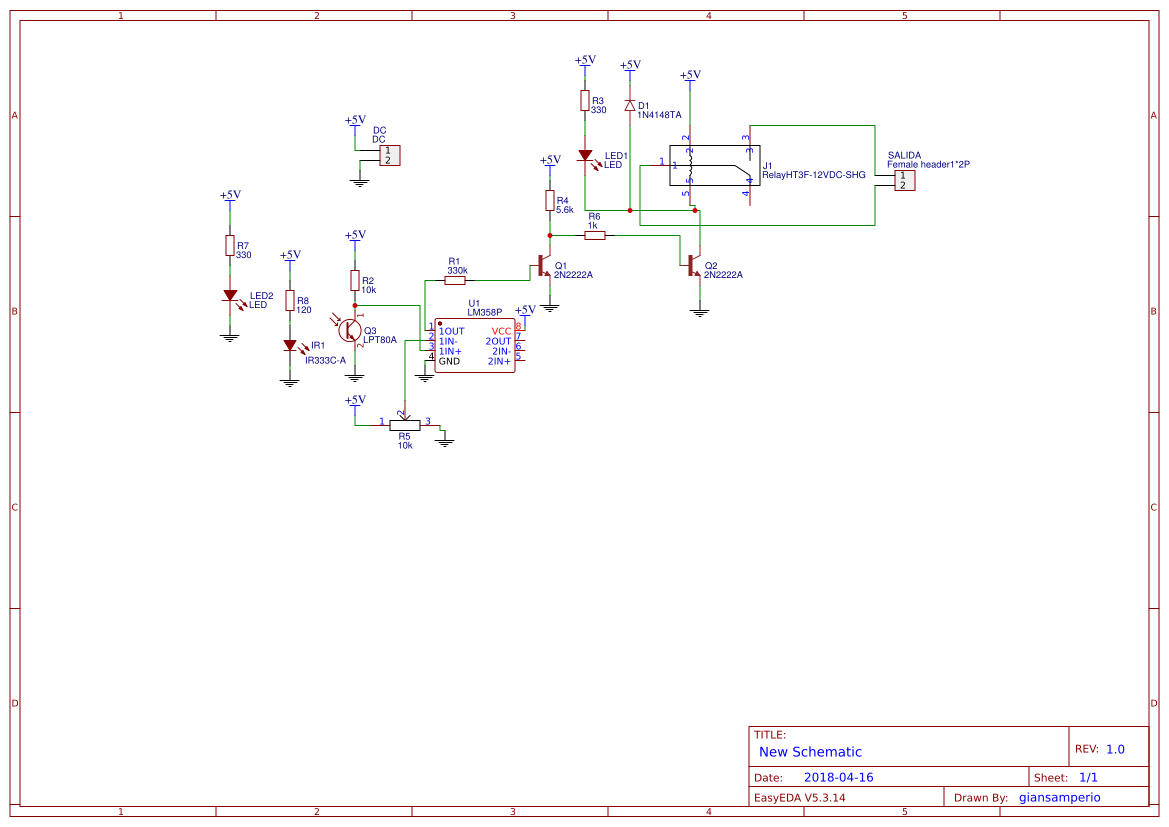 sensor de proximidad PLC - EasyEDA open source hardware lab